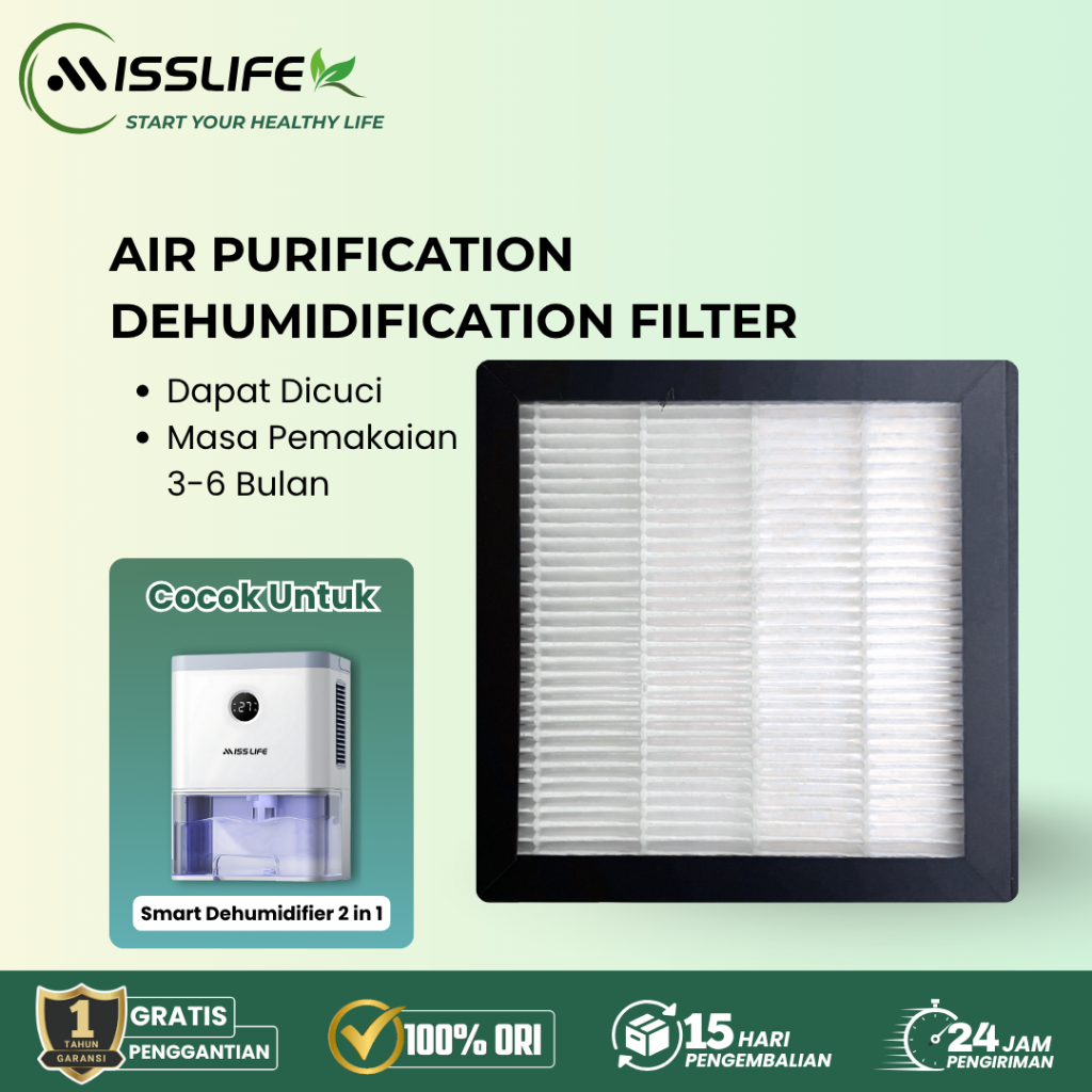 Jual Miss Life Filter Pengganti Asli – Filter HEPA Air Purification ...