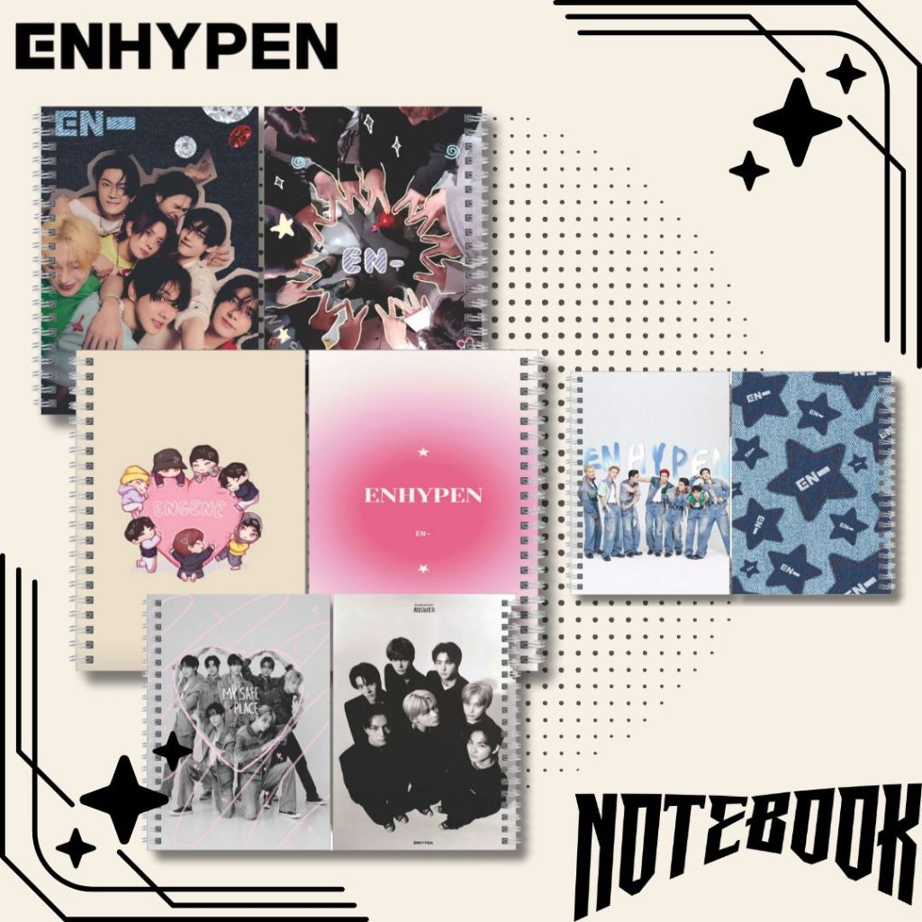 Jual NOTEBOOK KPOP/ ENHYPEN / BUKU CATATAN ENHYPEN / NOTEBOOK ENYHPEN ...