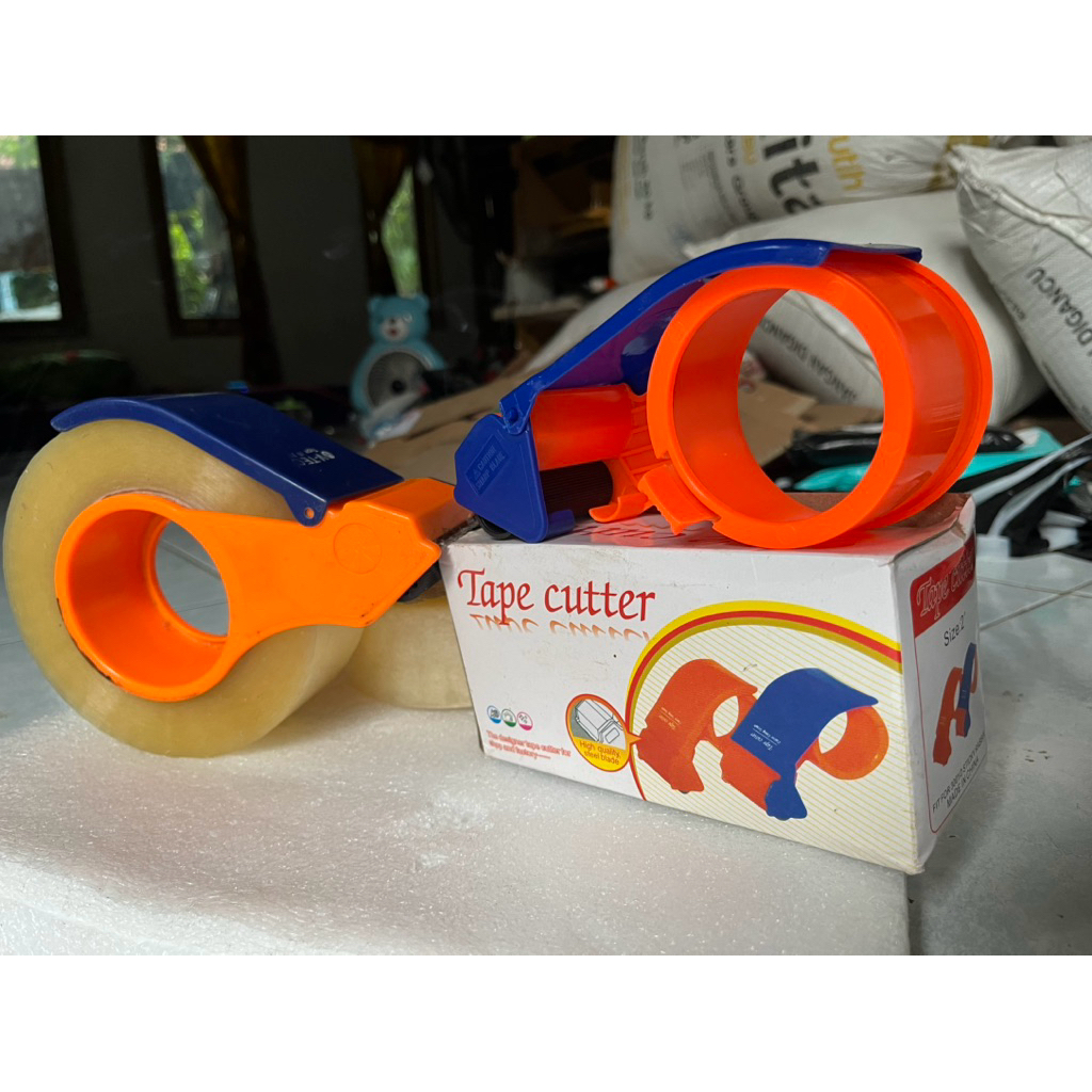Jual tape cutter / dispenser lakban / pemotong lakban besar 2inch 48mm ...