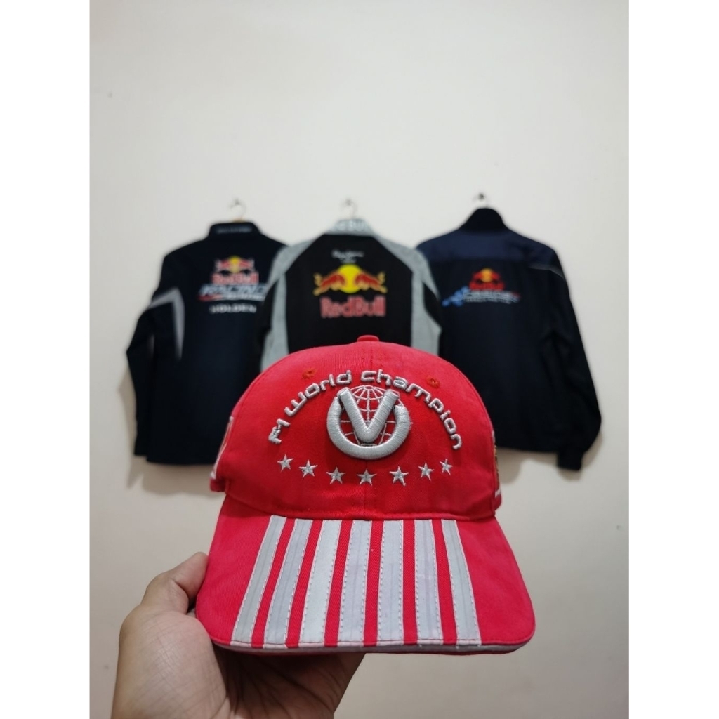 Jual Topi F1 ferrari Michael Schumacher 7 Times Champion | Shopee Indonesia