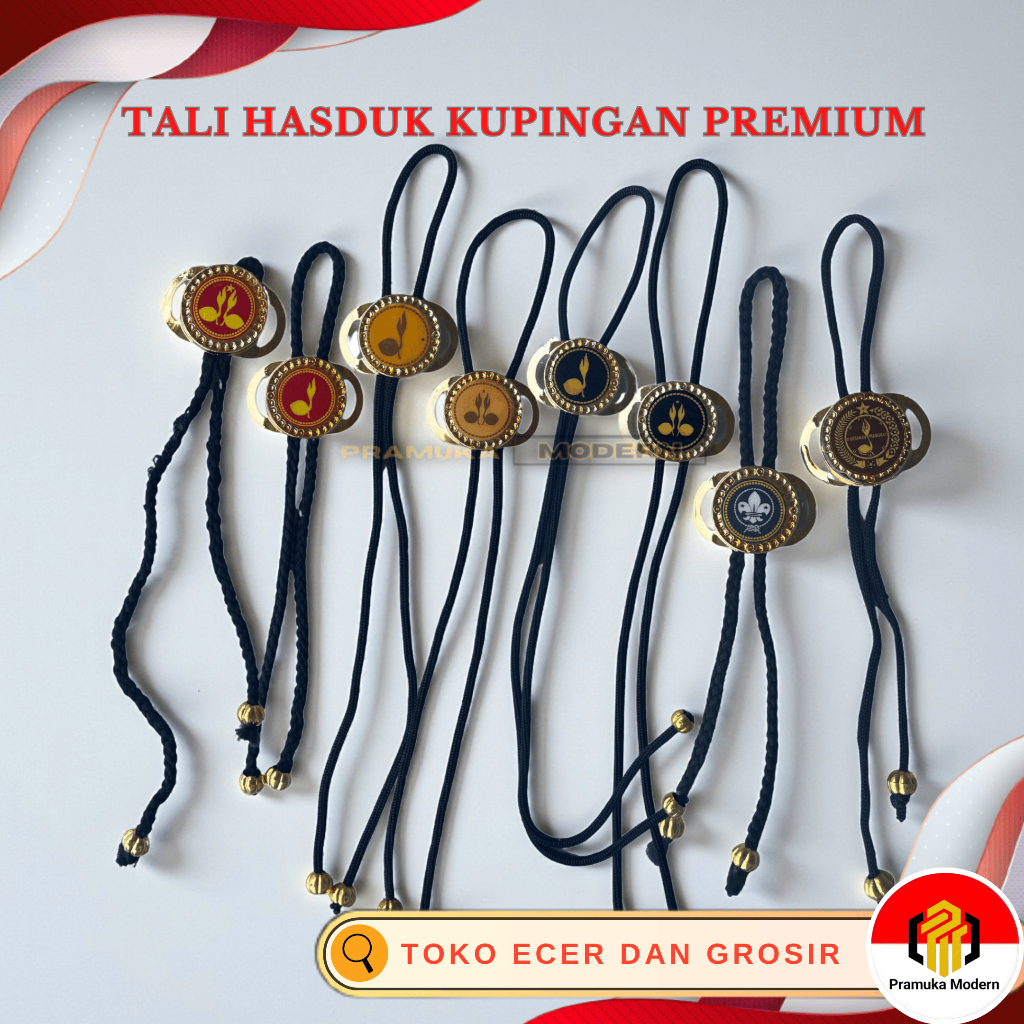 Jual Tali hasduk pramuka kupingan / tali kacu kupingan / ring hasduk ...
