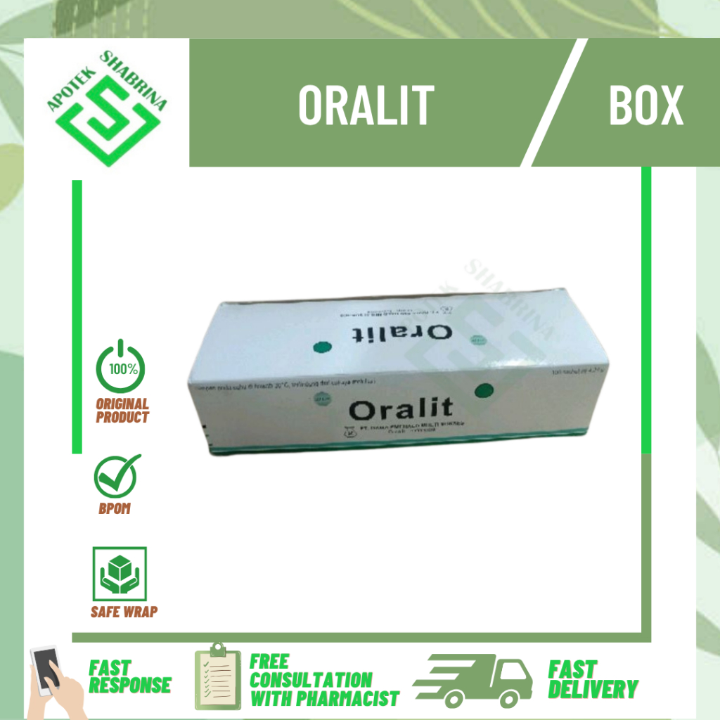 Jual oralit rama / 100saset / box / Pengganti elektrolit pada pasien ...