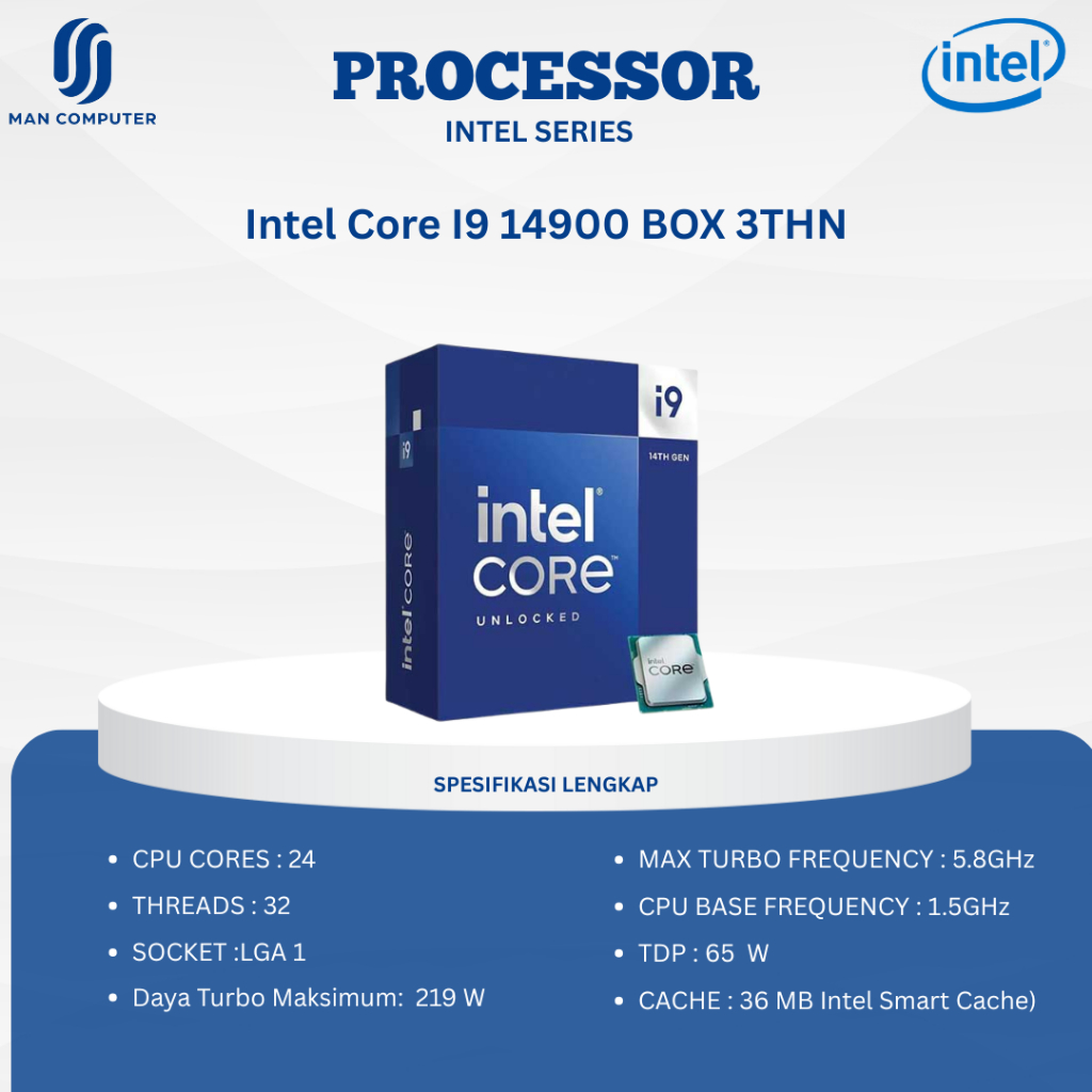 Jual Processor Intel Core i9-14900 24 Cores 6GHz Max Turbo | Shopee ...