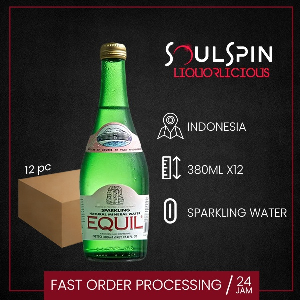 Jual [oddsolshop] pekanbaru/Equil Sparkling Natural Mineral Water 380 ...