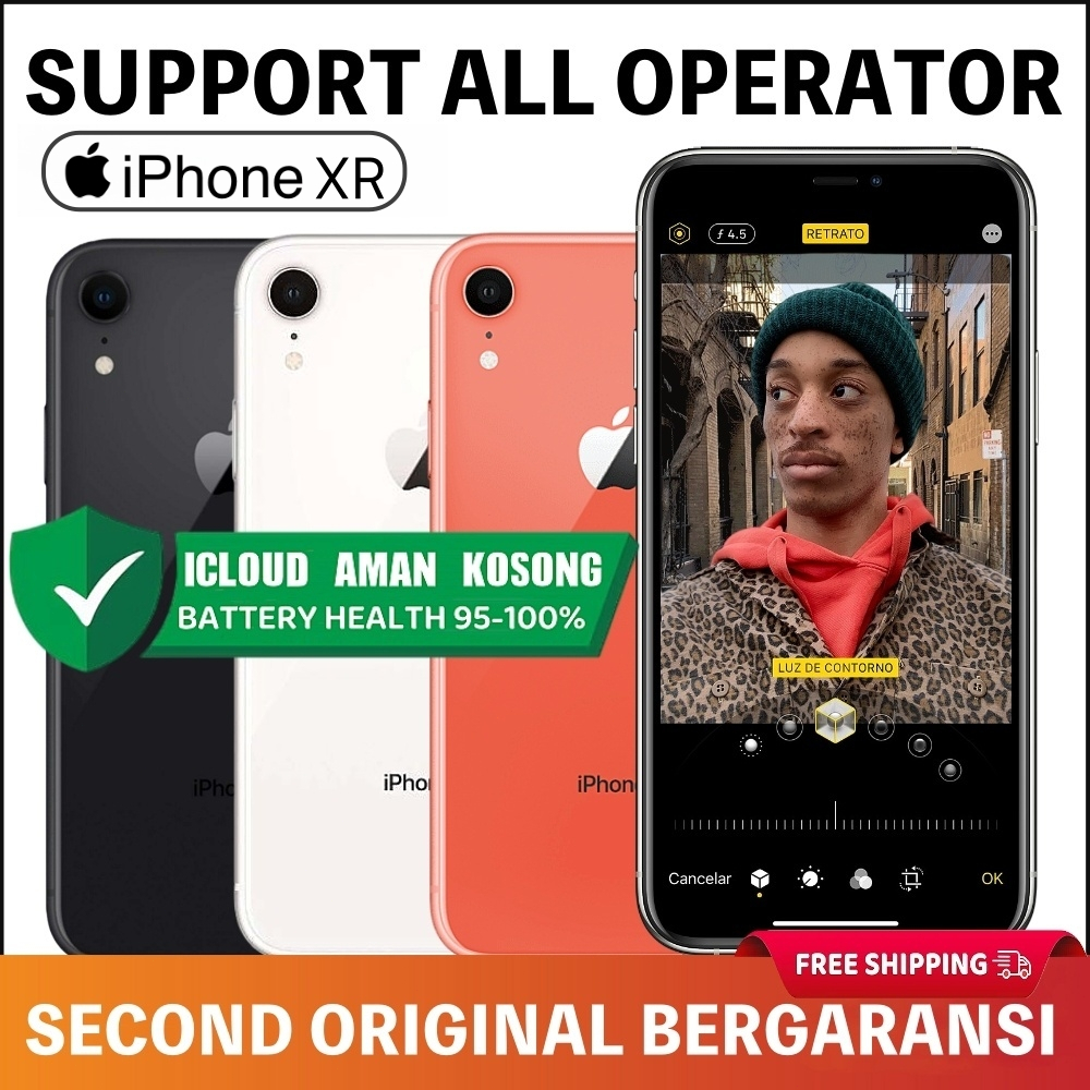 Jual iPhone XR 64GB/128GB Second Asli 100% MULUS NORMAL FULLSET Kondisi ...