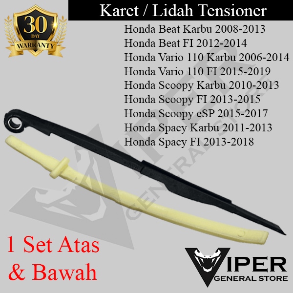 Jual Karet Lidah Tensioner Beat Vario 110 Scoopy Spacy Karbu FI Injeksi ...