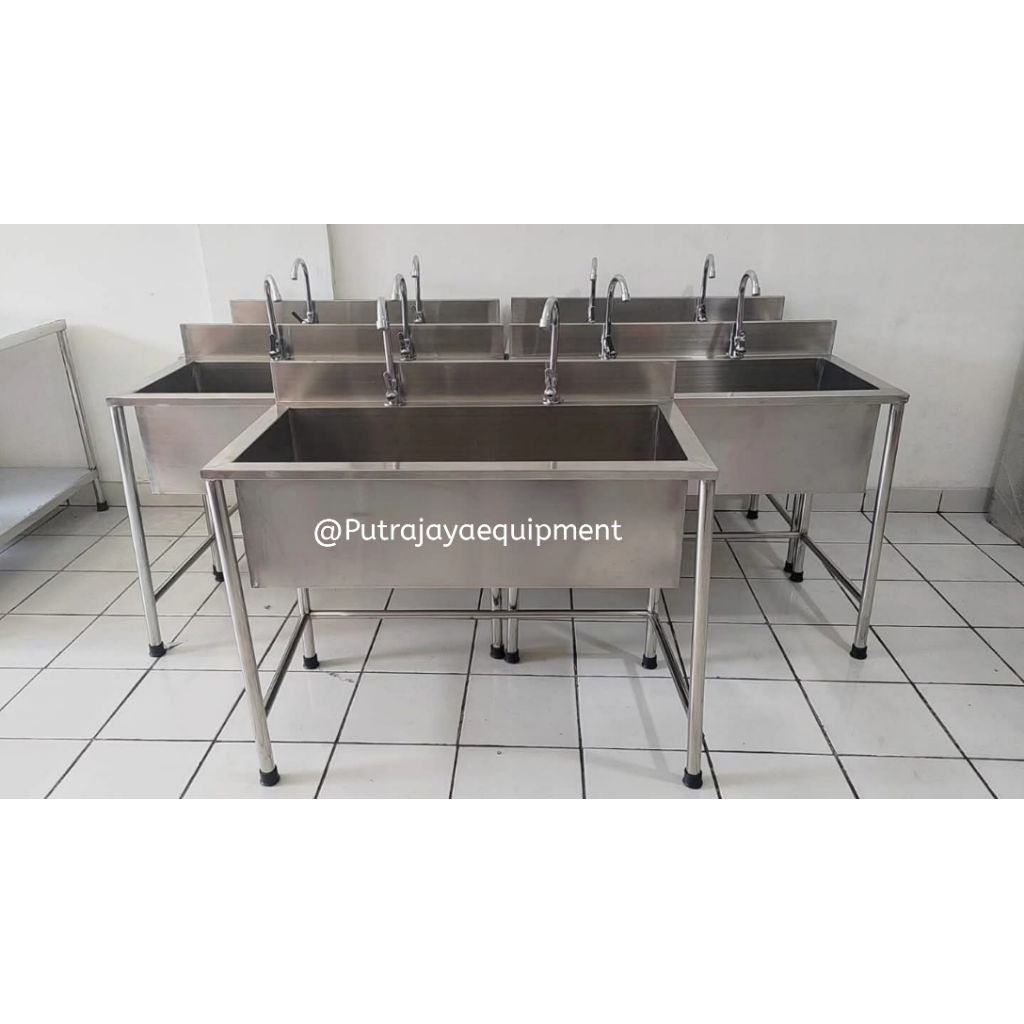 Jual Meja wastafel sink bak stainless steel / Wastafel dapur restoran ...
