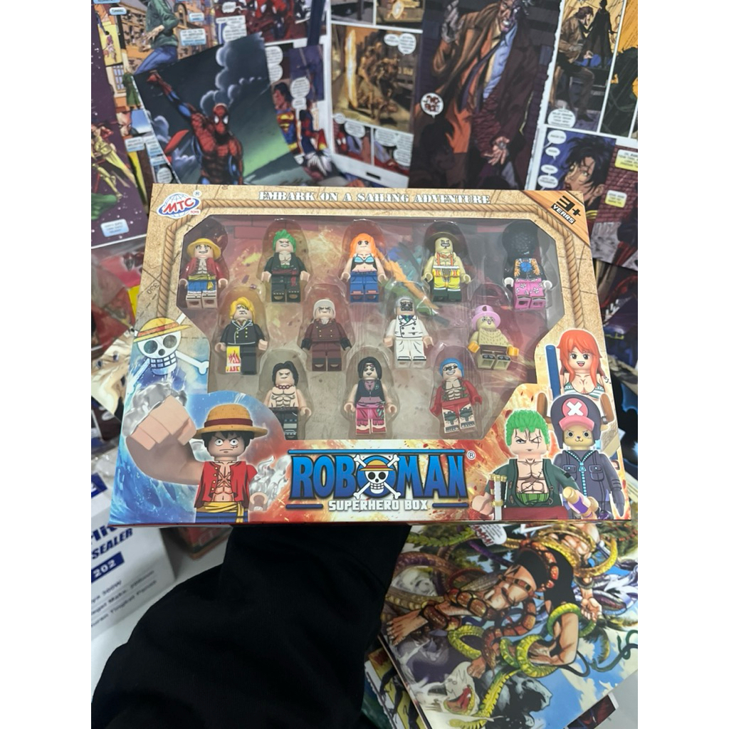Jual Roboman One Piece / Luffy Crew / Nakama - Lego Block | Shopee ...