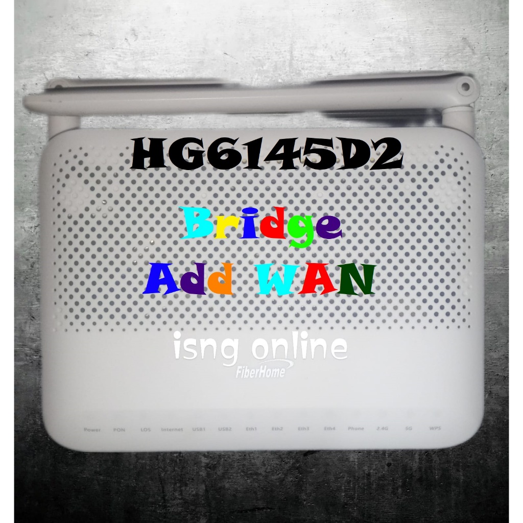 Jual Router ONT GPON FH D2 Fiberhome HG6145D2 bisa Add WAN | Shopee ...