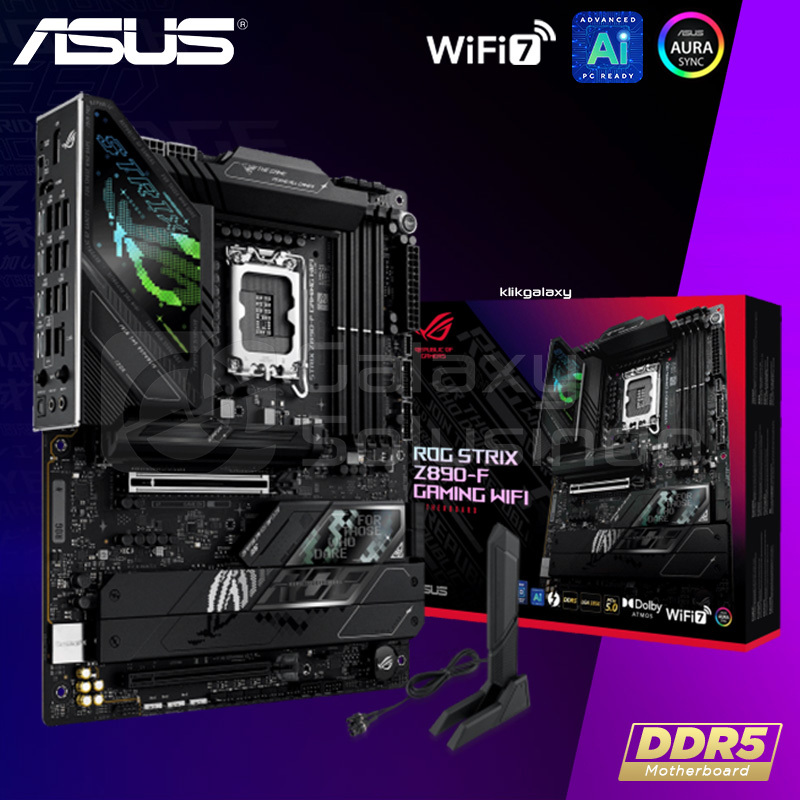 Jual ASUS ROG STRIX Z890-F GAMING WIFI - Intel Z890 LGA1851 DDR5 Arrow ...