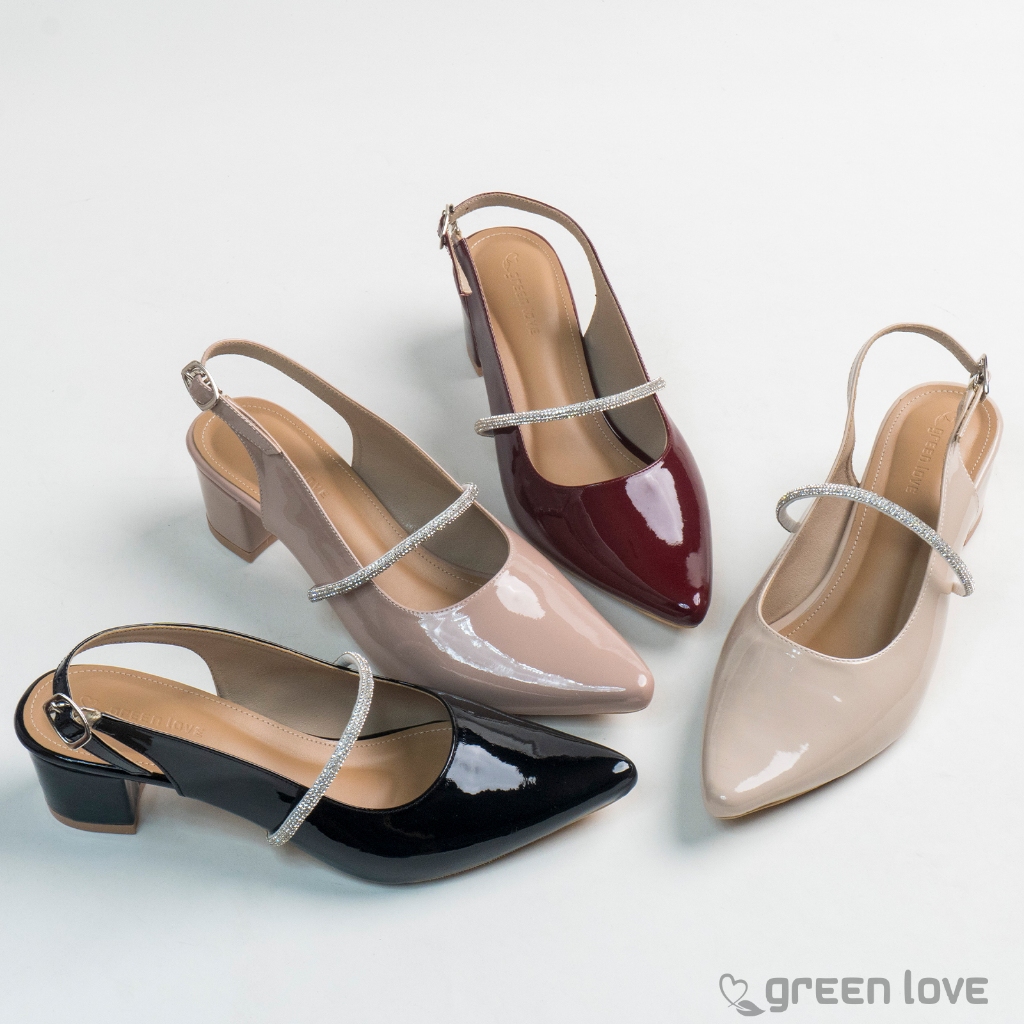 Jual Green Love Heels Tahu FREYA - Sepatu Kerja - Heels Wanita ...
