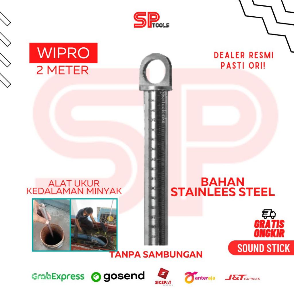 Jual SOUNDING STICK / ALAT UKUR PENGUKUR KEDALAMAN MINYAK SOLAR BBM 2 ...