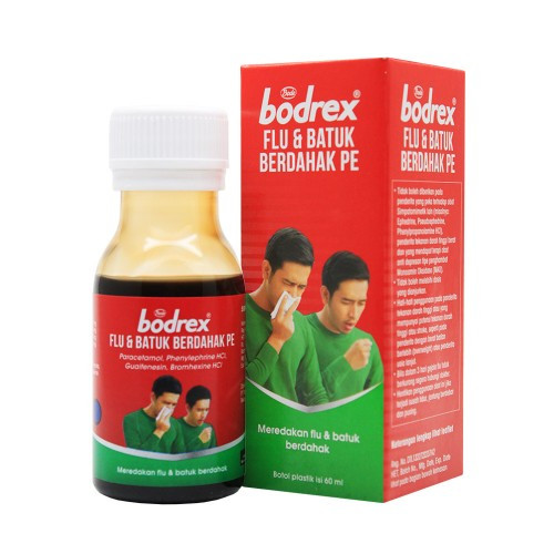 Jual BODREX SYR HIJAU FLU & BATUK BERDAHAK PE 60ML | Shopee Indonesia