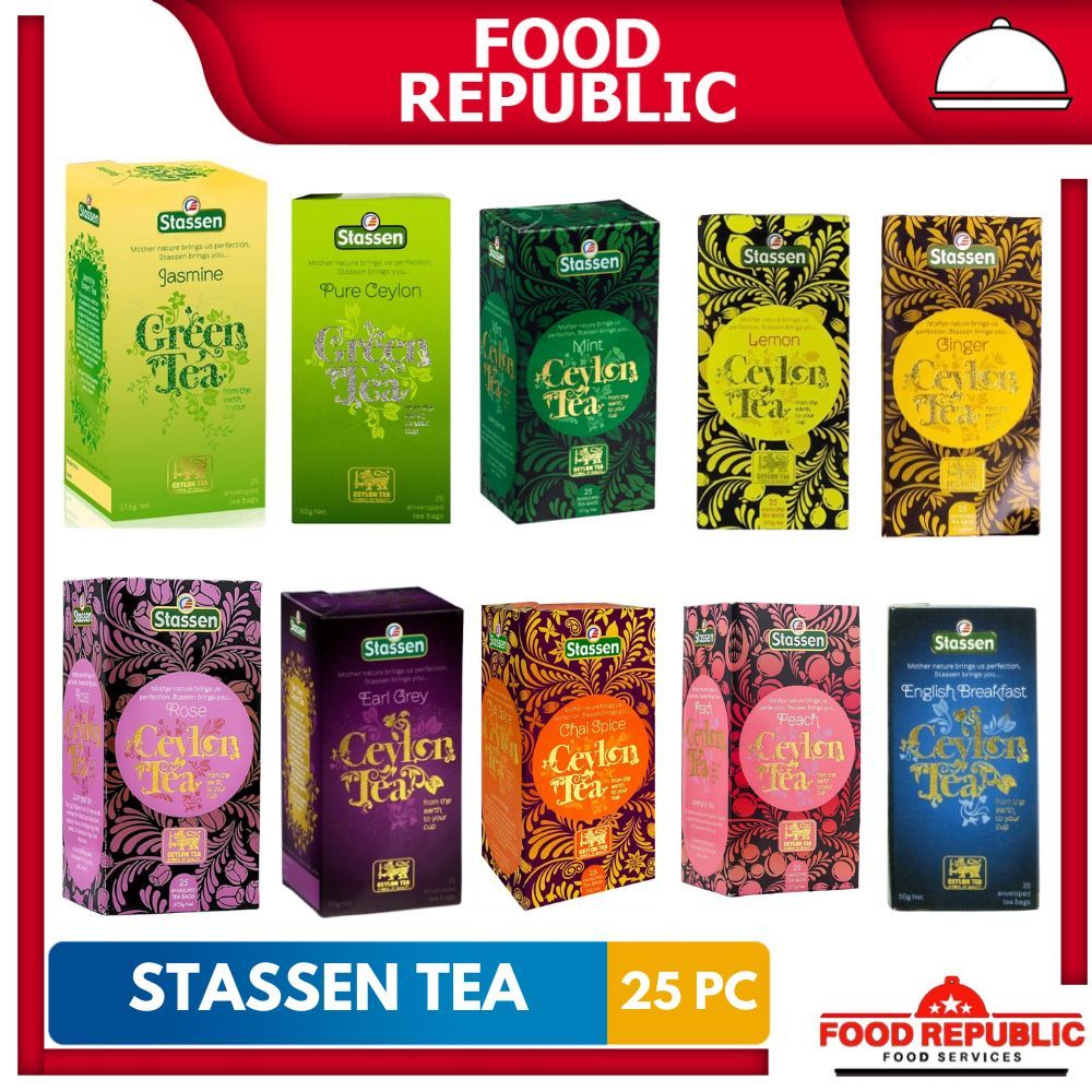 Jual Stassen Premium Ceylon Tea 25 Tea Bags Teh Aromatik Beragam Rasa ...