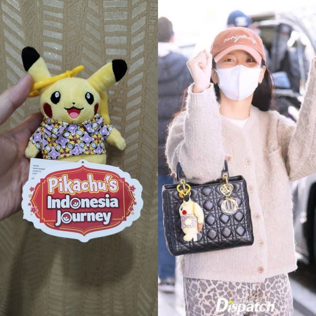 Jual READY ORIGINAL Pokemon Center Pikachu Batik Jisoo BlackPink ...
