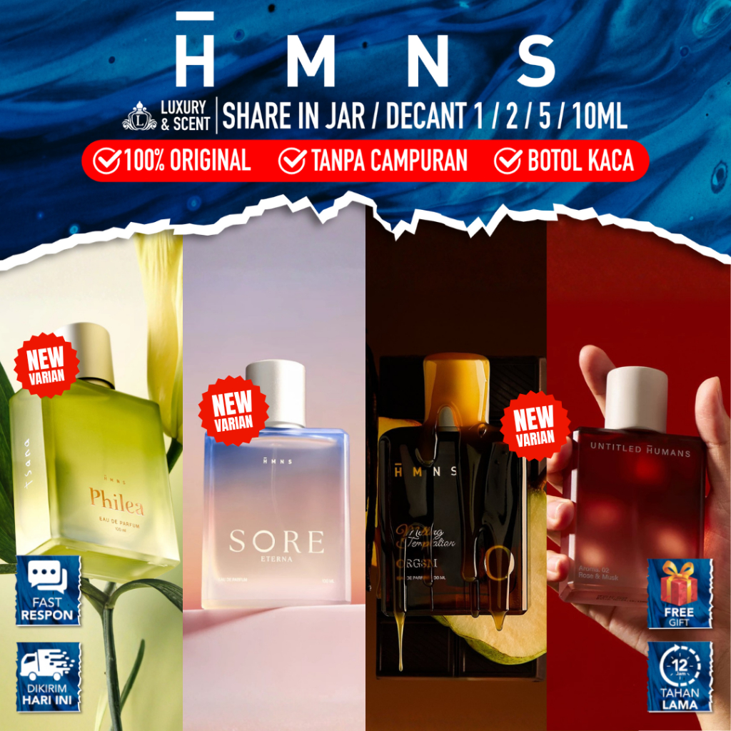 Jual PARFUM HMNS SHARE IN JAR (DECANT) Perfume Travel Size 2/5/10ML NEW ...