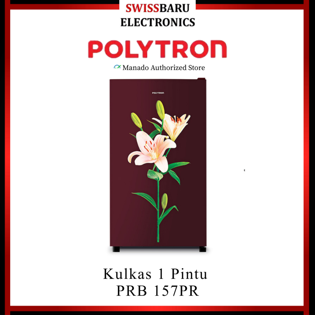 Jual KULKAS 1 PINTU POLYTRON PRB-157 PR 150 LITER BERGARANSI | Shopee ...