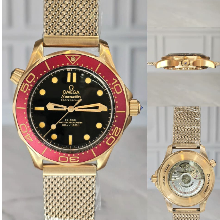 Jual Omega Seamaster 300 Bronze Gold Iron Man Caliber 8806 Swiss ...