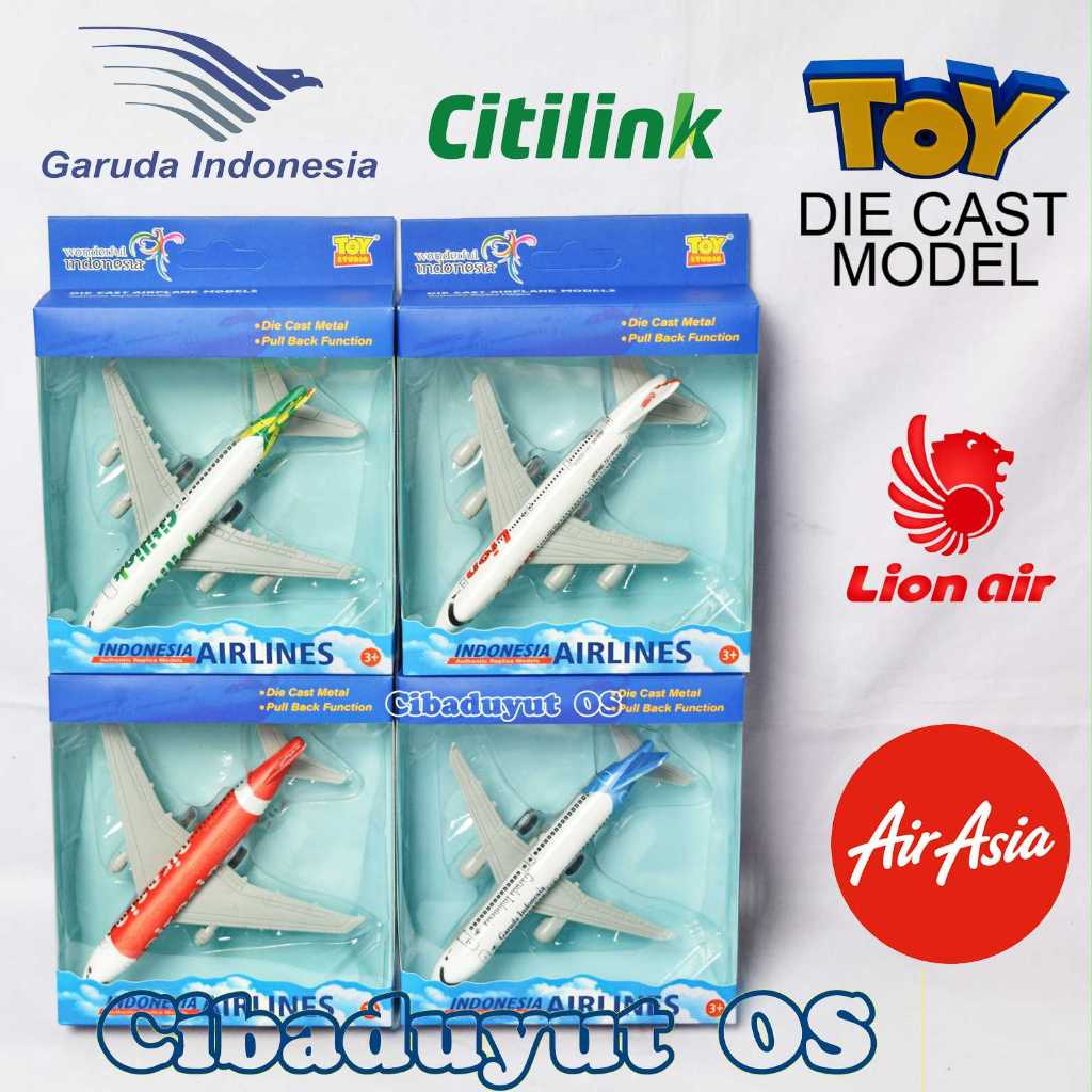 Jual MAINAN ANAK DIE CAST AIRLPLANES INDONESIA / PESAWAT MAINAN ANAK ...