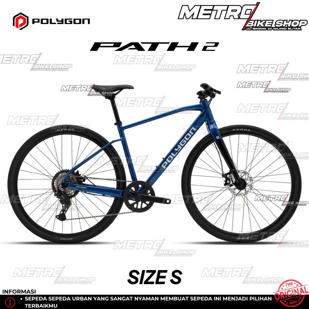 Jual Polygon Path 2 700c size S terbaru 2026 Sepeda urban Path 2 Sepeda ...