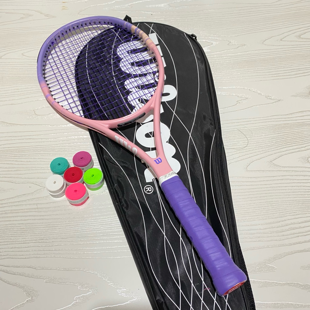 Jual RAKET TENIS WILSON TEMPEST PINK CHERRY PURPLE PREMIUM QUALITY ...