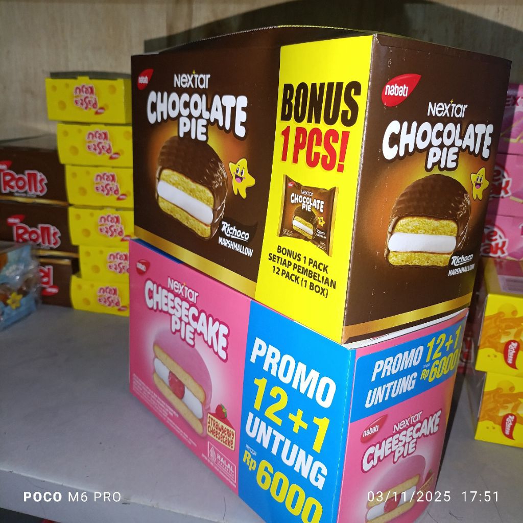 Jual Nabati Nextar Chocolate Pie | Nabati nextar Cheesecake Pie 315gr ...