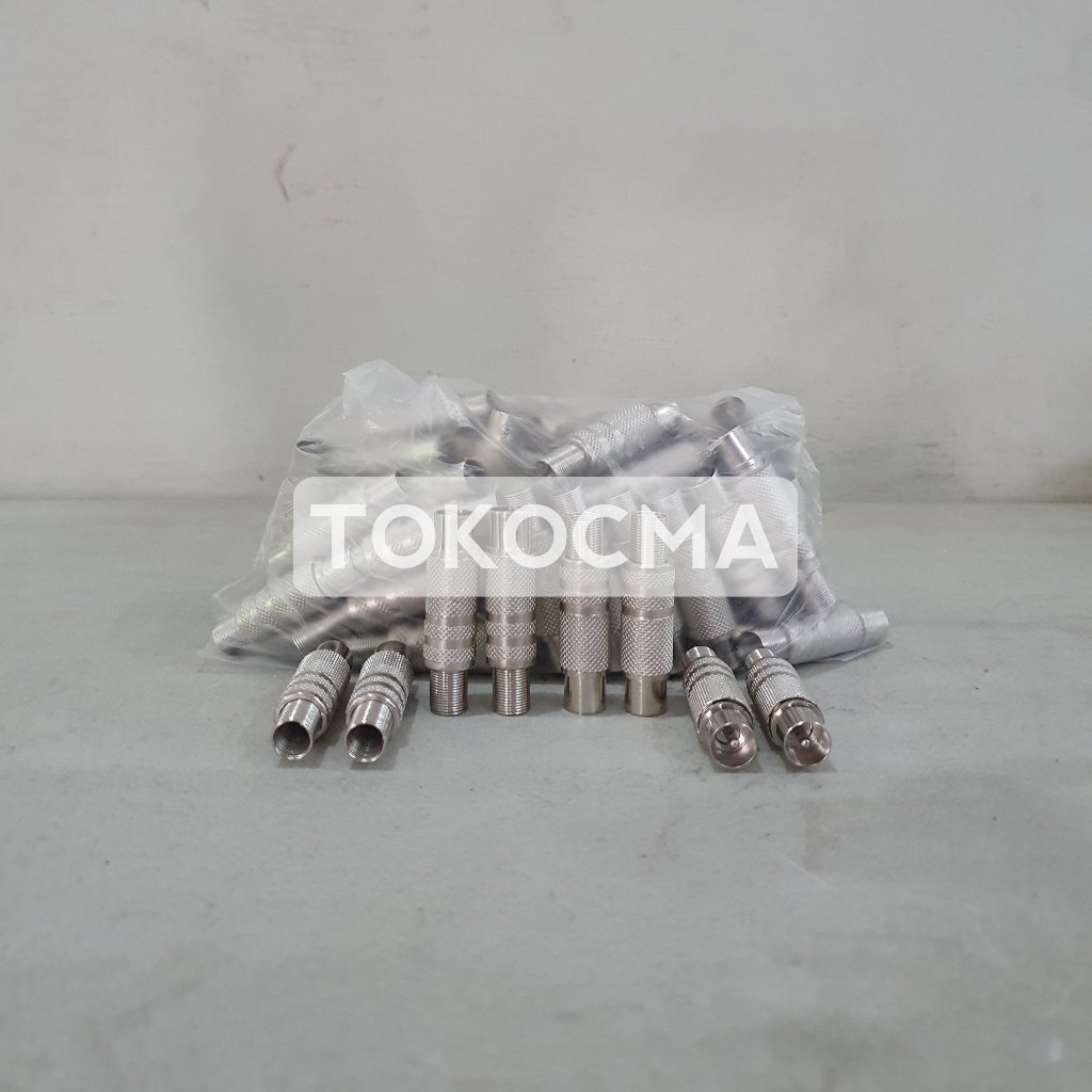 Jual Jek TV Jack Antena TV Besi Jantan Jack TV Nikel Male TV Analog ...