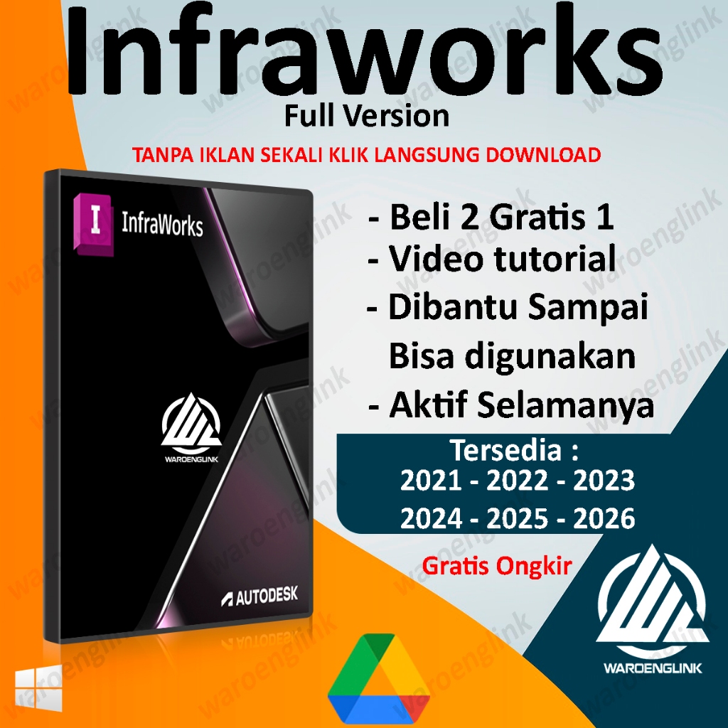 Jual Infraworks 2026 Infraworks 2025 2024 Full Version Lifetime ...