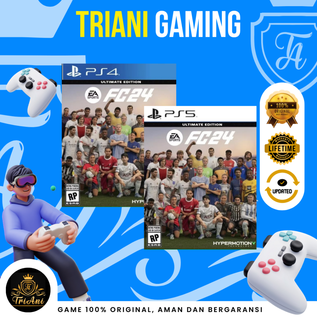 Jual FC 24 FIFA 24 Ultimate Edition Full Game (PS4 & PS5)Digital ...