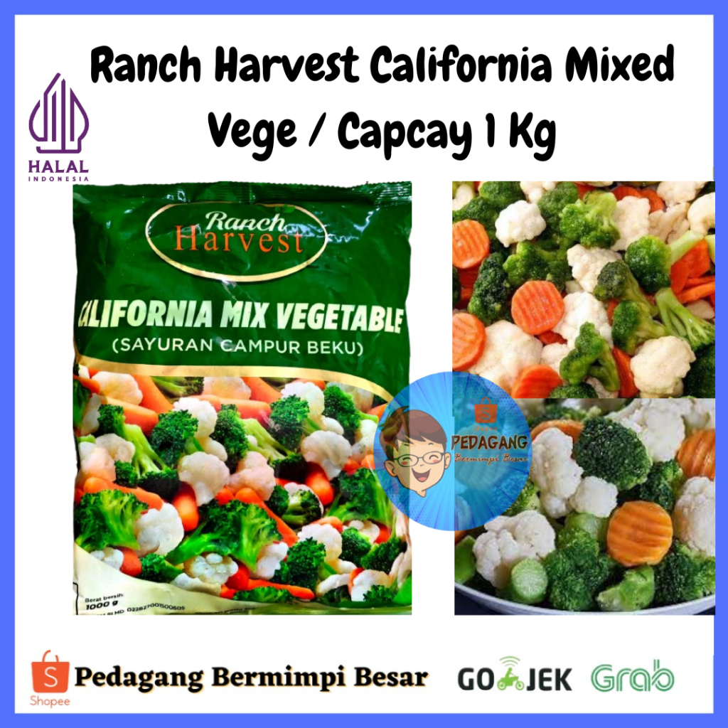 Jual Ranch Harvest California Mixed Vege / Capcay 1 Kg/Sayuran Mix/ Cap ...