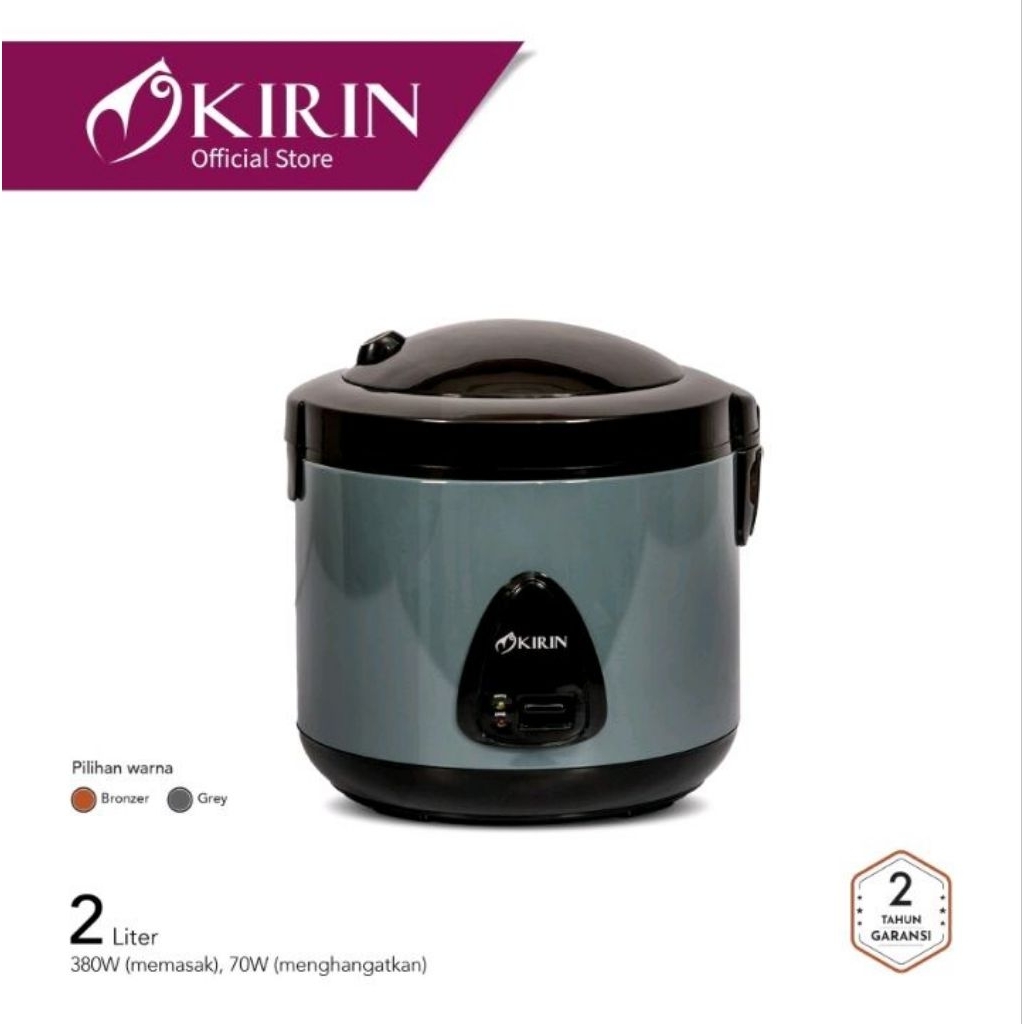 Jual Kirin Rice Cooker KRC 238/ Magic Com 2 Liter | Shopee Indonesia