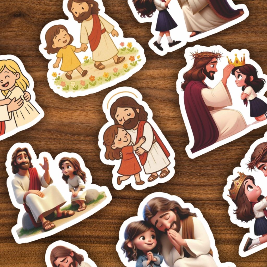 Jual Sticker Vinyl Pack Personal Jesus And Me | Stiker Rohani Kristen ...
