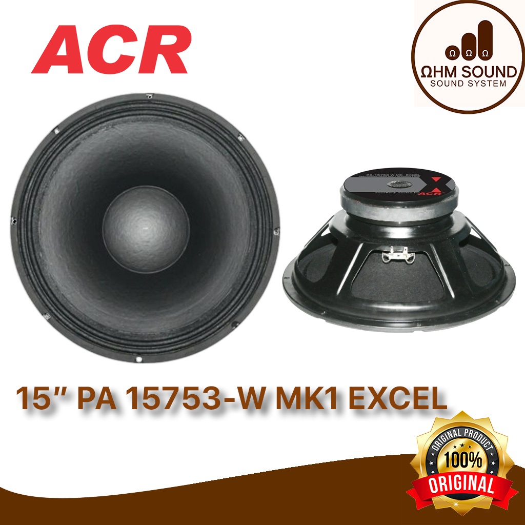 Jual PROMO Speaker ACR 15" PA 15753-W Mk1 Excel ACR SPEAKER 15inch PA ...