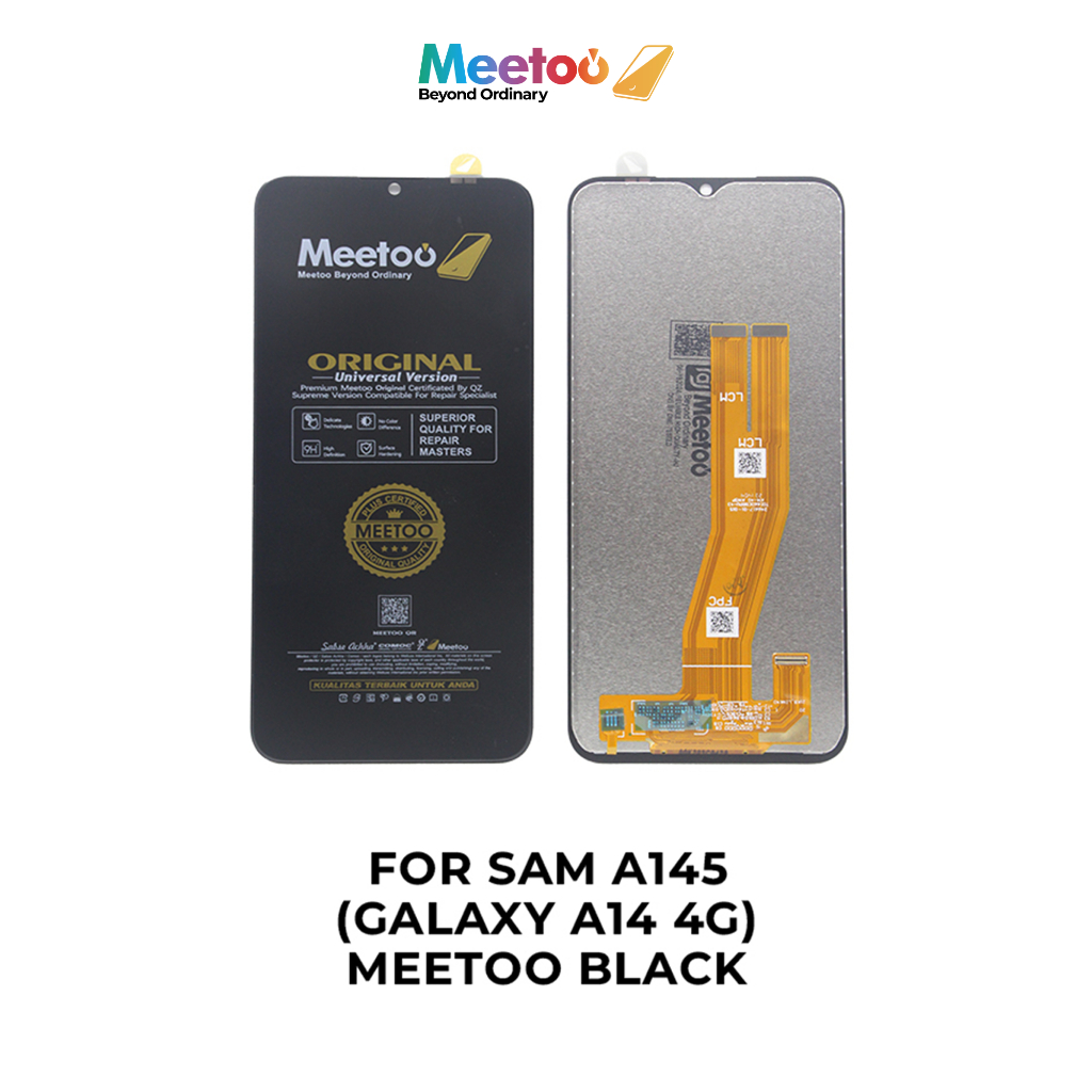 Jual LCD TOUCHSCREEN SAMSUNG A145 (GALAXY A14) BLACK - MEETOO | Shopee ...