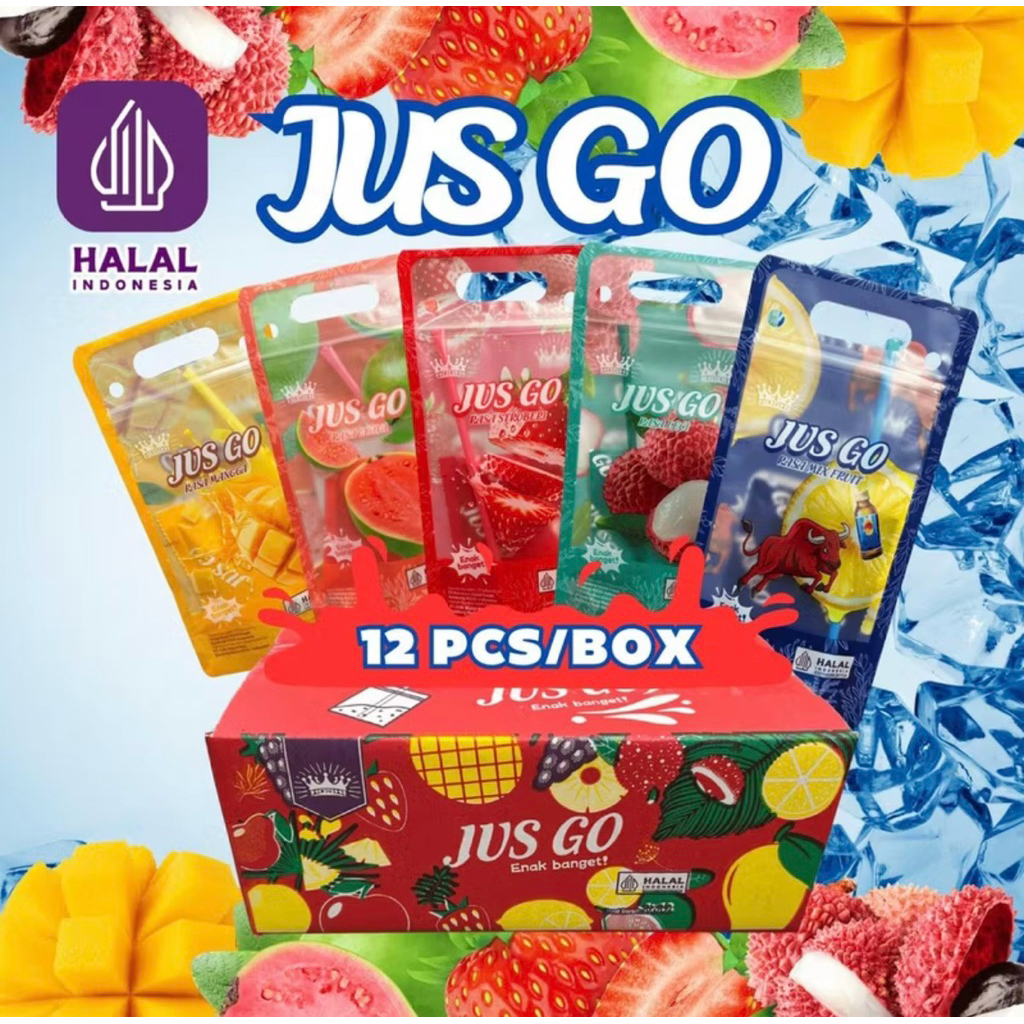 Jual JUS GO MINUMAN KEMASAN 1 BOX ISI 5 RASA | Shopee Indonesia