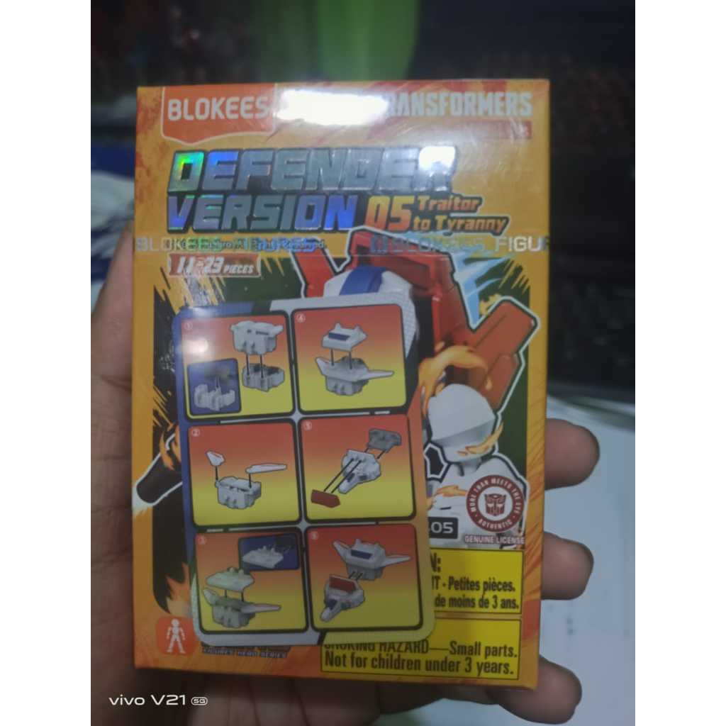 Jual Blokees Transformers Defender Version 05 Jetfire Vehicle OFC ...