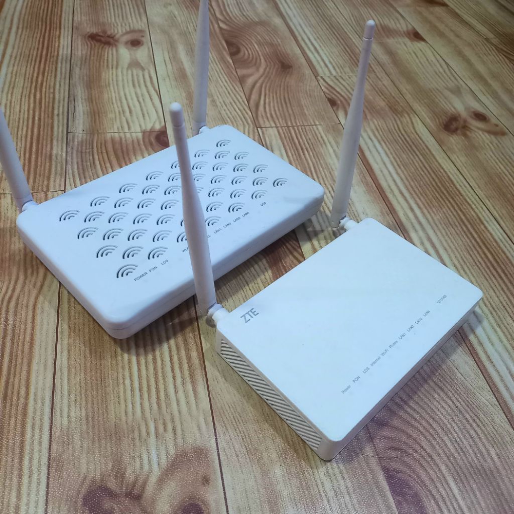 Jual ZTE F609 v2 v3 v5 v9 port biru Gpon Ont router wifi | Shopee Indonesia