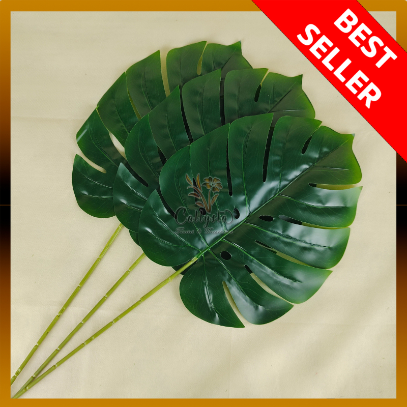 Jual COD DAUN JARI- JARI /MONSTERA ARTIFICIAL DEKORASI JANDA BOLONG ...