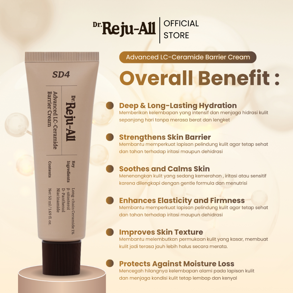 Jual DR. REJU-ALL Advanced LC-Ceramide Barrier Cream ( 50ml ) | Shopee ...