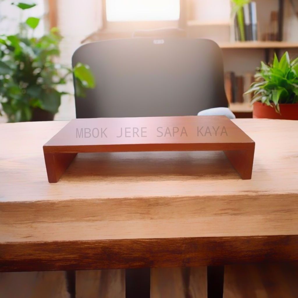 Jual Meja monitor stand/tempat Monitor komputer laptop costum | Shopee ...