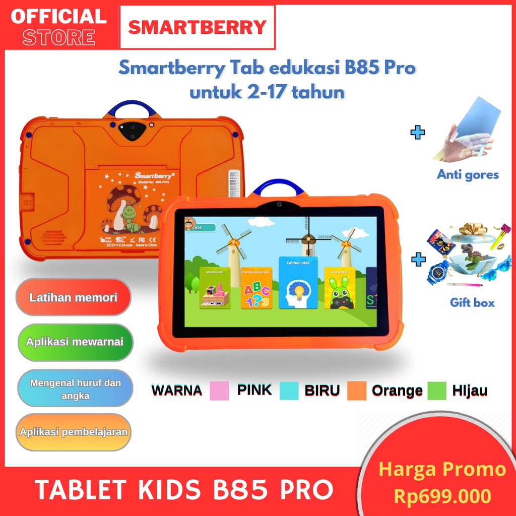 Jual READY SMARTBERRY SMART2030 KIDS STUDY TAB B85 PRO / B91 / B93 ...