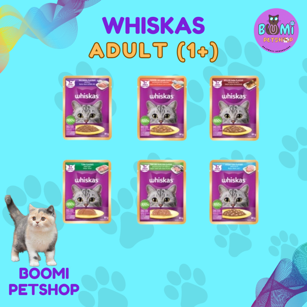Jual Whiskas Pouch 80gr All Varian | Shopee Indonesia
