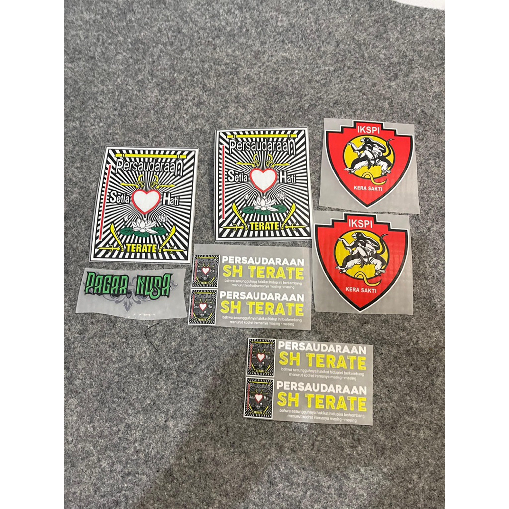 Jual Sablon setrika DTF logo perguruan pencak silat,Sablon setrika ...
