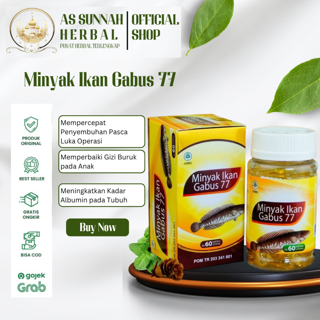 Jual Kapsul Minyak Ikan Gabus 77 Untuk Bekas Luka Cesar Operasi Caesar ...