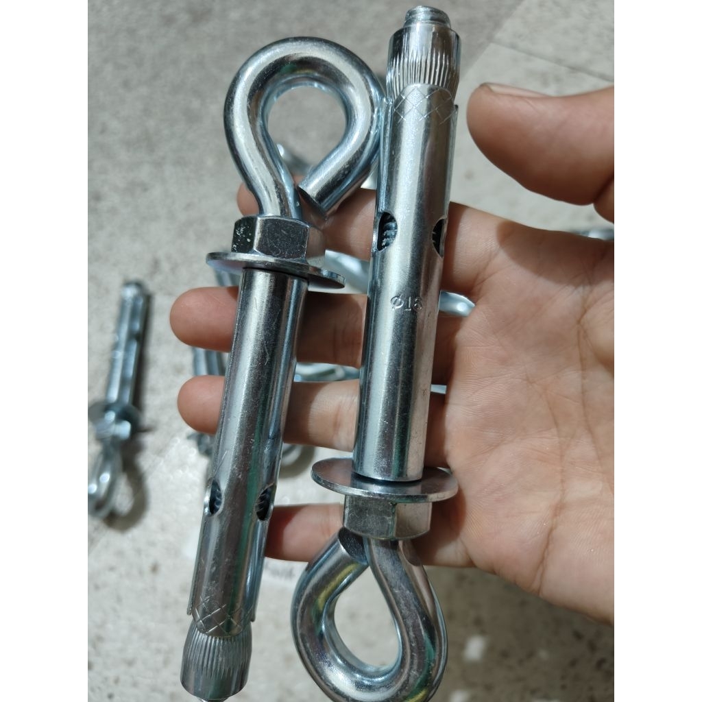 Jual eye dynabolt M16 x 100 mm BDM galvanis / eye anchor bolt M16 x ...