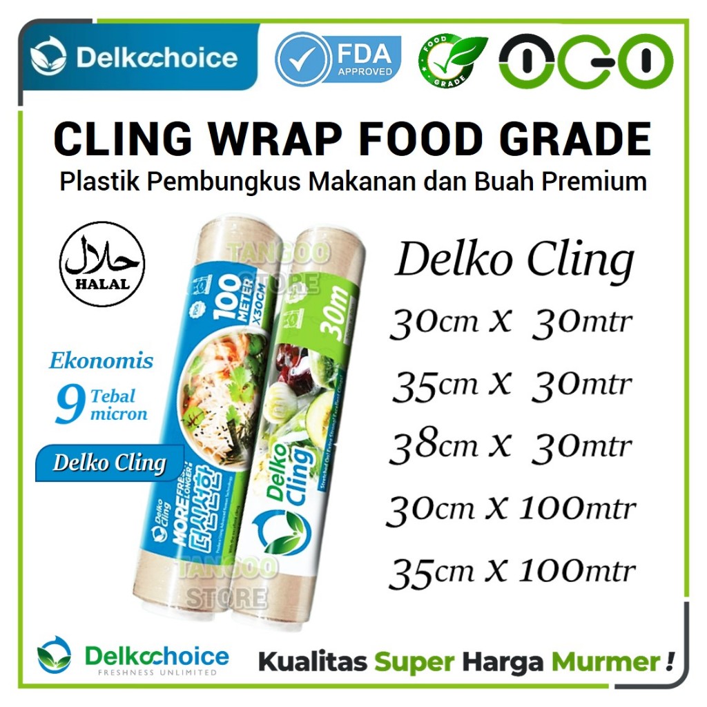 Jual Plastik Pembungkus Buah dan Makanan Food Grade Halal FDA - Delko ...