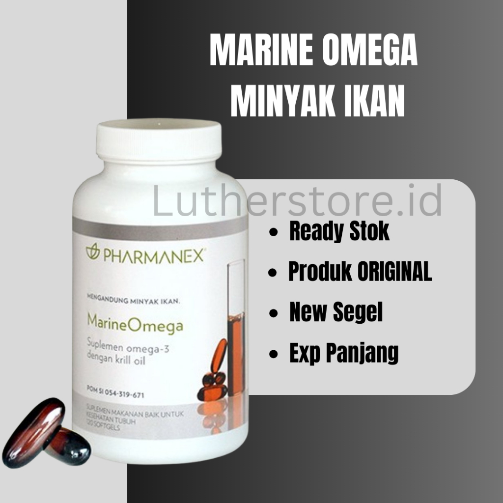 Jual Suplemen Marine Omega 3 Minyak Ikan 120 Caps ED 10/2026 | Shopee ...