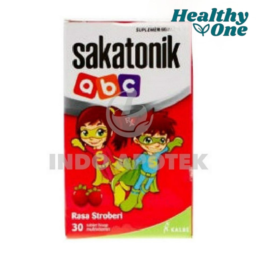 Jual SAKATONIK ABC STRAWBERY 30 TABLET | Shopee Indonesia