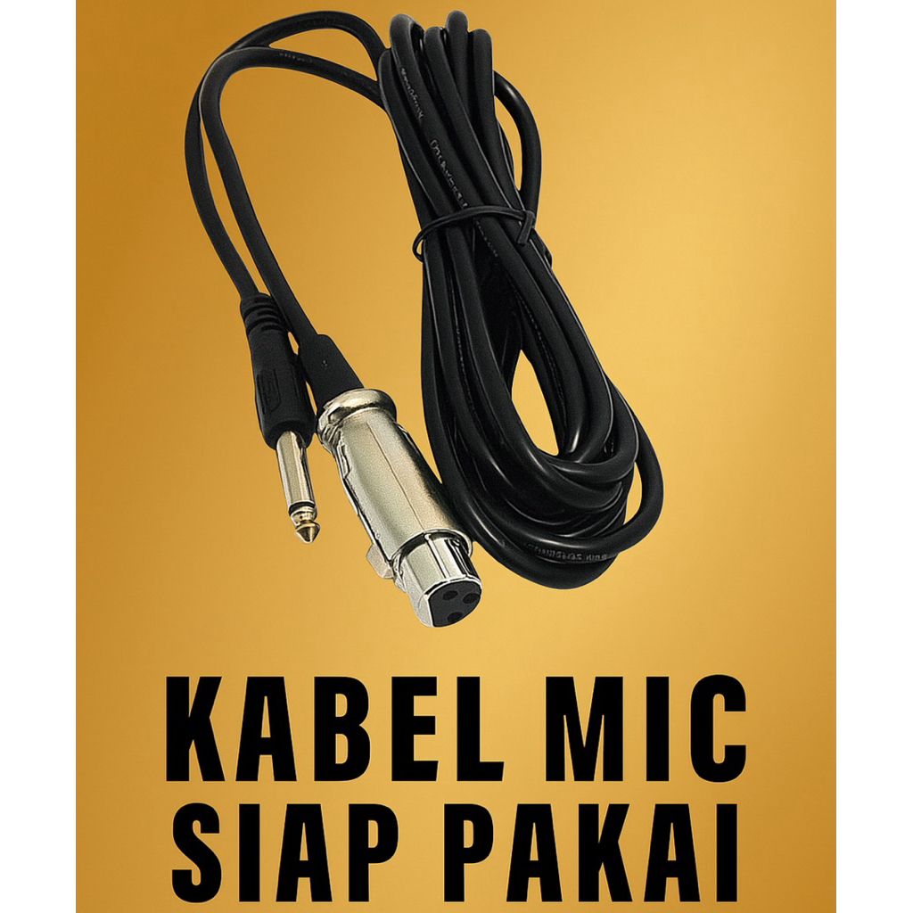 Jual Kabel Mic Siap Pakai / Copotan Dari Mic Merek Shure / kualitas ...