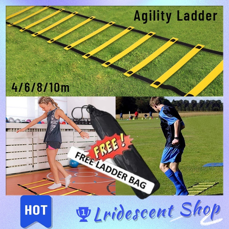 Jual Agility Speed Ladder Drills 4,6,8,10 Meter/Tangga Tali Nilon Untuk ...